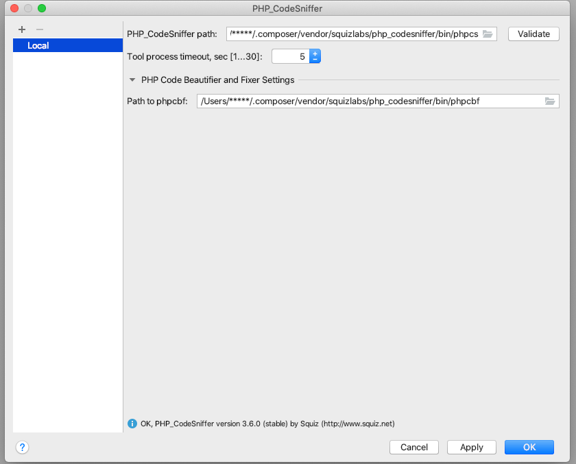 PHPStormにPHP_CodeSnifferを導入してみた - HBソフトスタジオ
