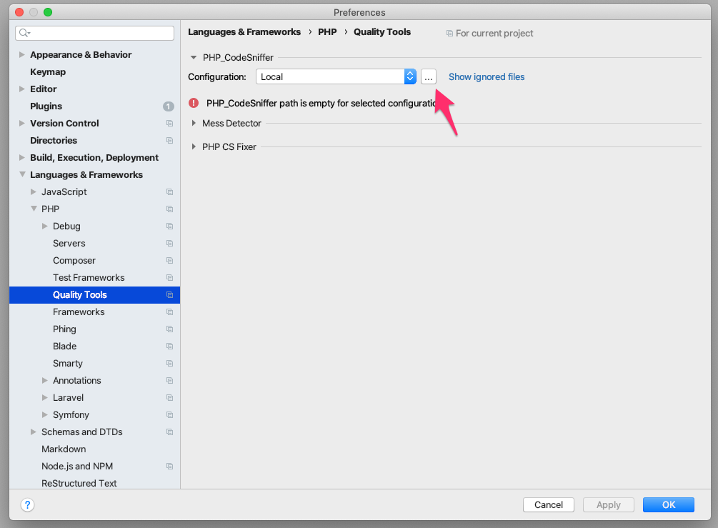 PHPStormにPHP_CodeSnifferを導入してみた - HBソフトスタジオ